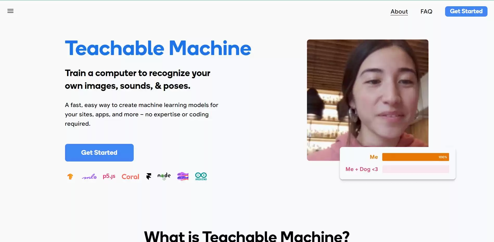 Teachable Machine - Best AI Tool Core Feature and Review on - Toolaiz